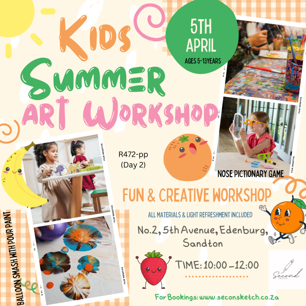 5th April Kids Summer Art Workshop - SecondSketch